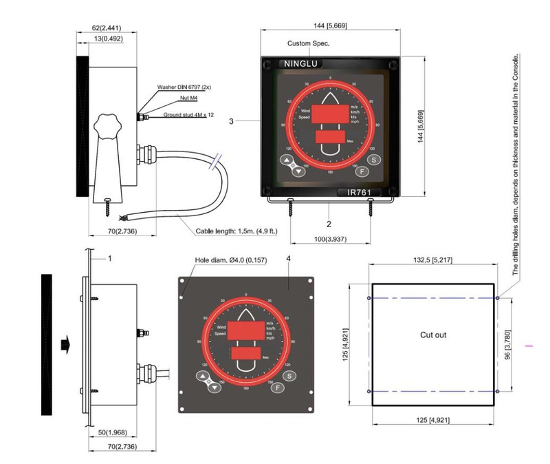 Wind Repeater IR761 - Buy Product on Nanjing Ninglu Technology Co., Ltd.